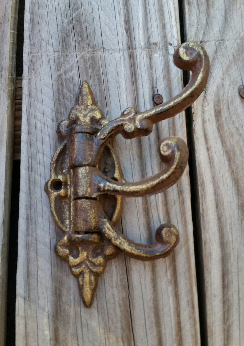 Wall Hook Iron Hook Coat Hook Cast Iron Hook Industrial - Etsy