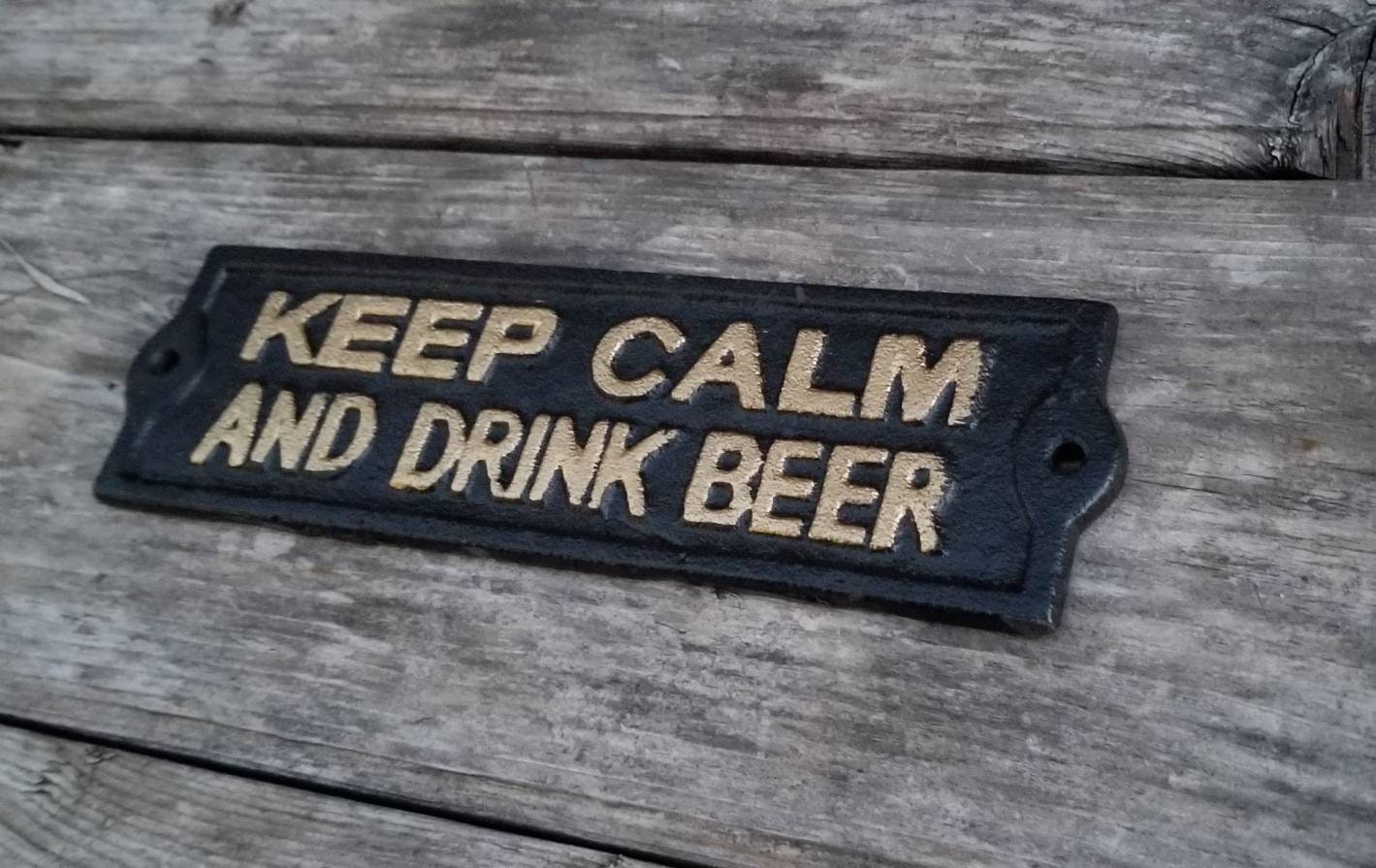 Beer Sign Bar Decor Vintage Beer Funny Beer Sign Man Cave | Etsy