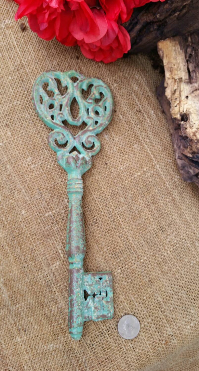 Skeleton Key, Key Decor, Decorative Wall Key, Cast Iron Key Decor ...