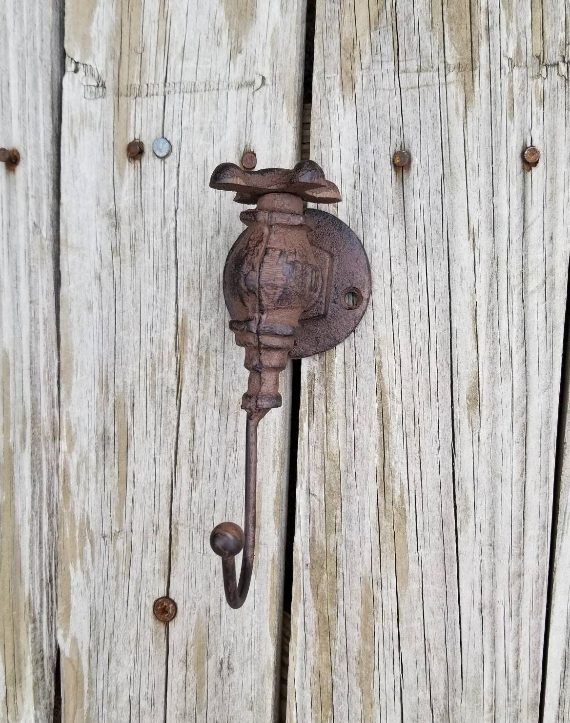 Towel hook rustic bath decor industrial towel hook faucet | Etsy