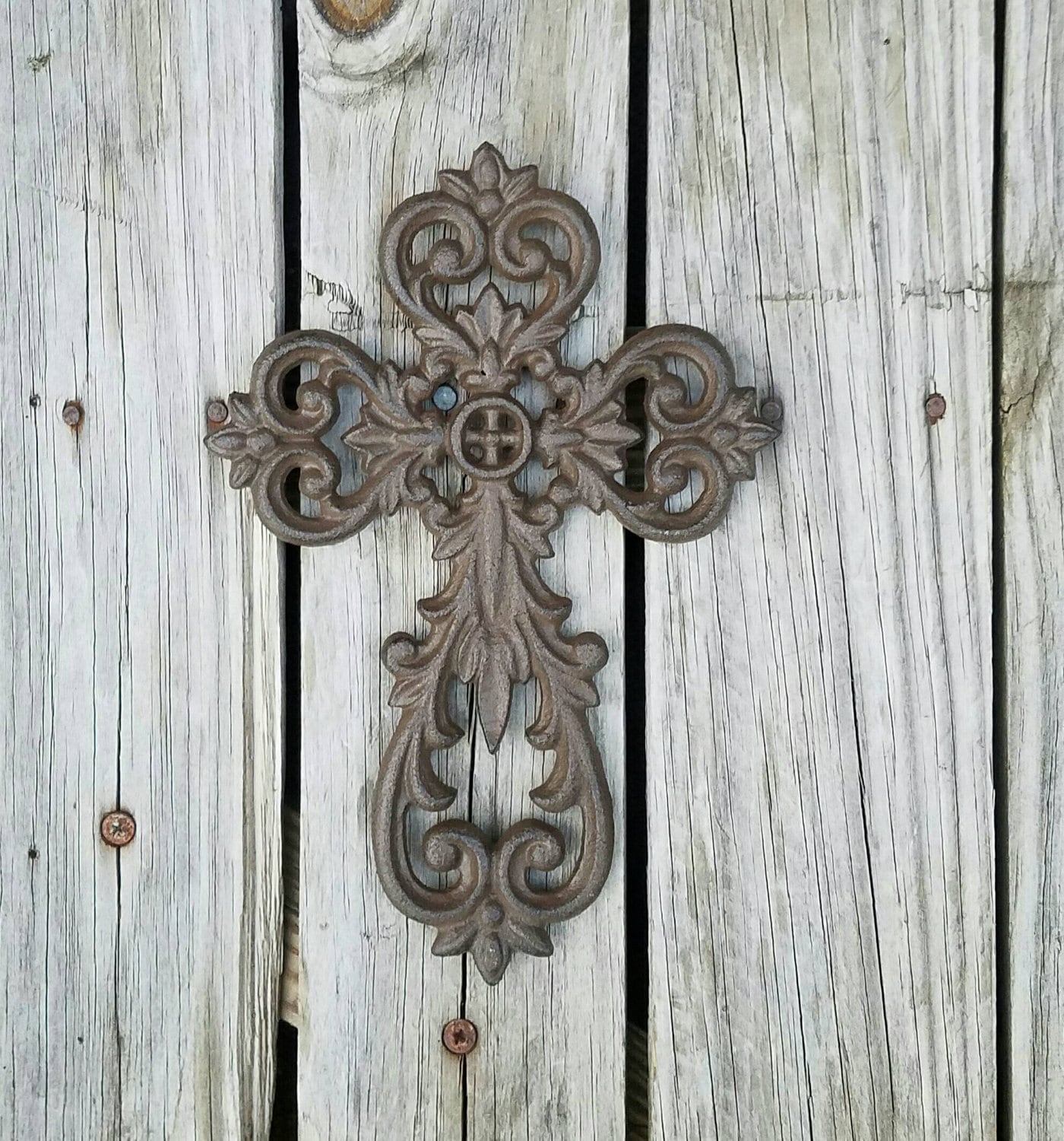 Cross wall cross iron cross ornate cross decorative cross | Etsy