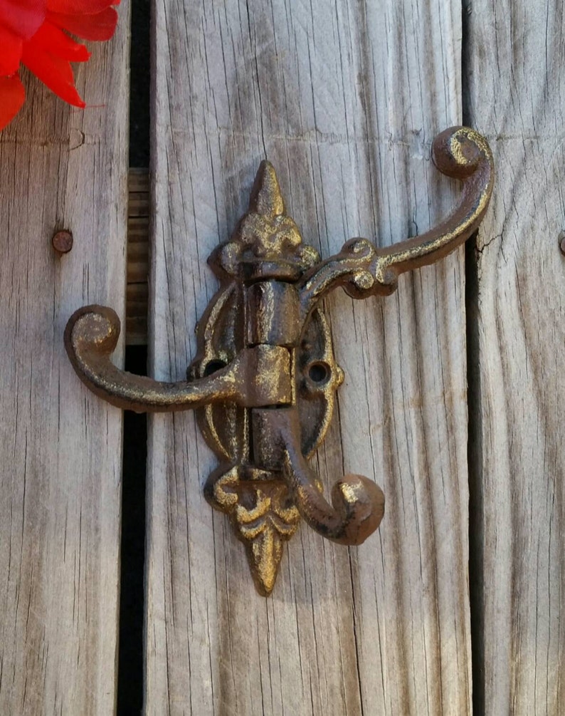 Wall Hook Iron Hook Coat Hook Cast Iron Hook Industrial - Etsy