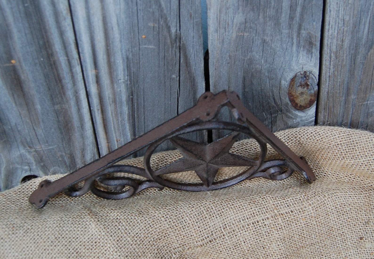 Corner Brackets, Shelf Brace, Iron Shelf Mount, Rustic Corner Brackets ...