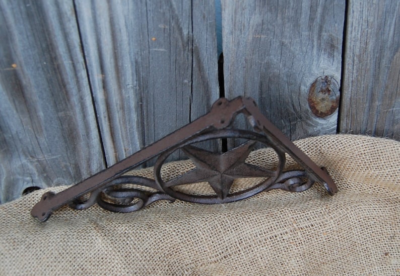 Corner Brackets Shelf Brace Iron Shelf Mount Rustic Corner - Etsy