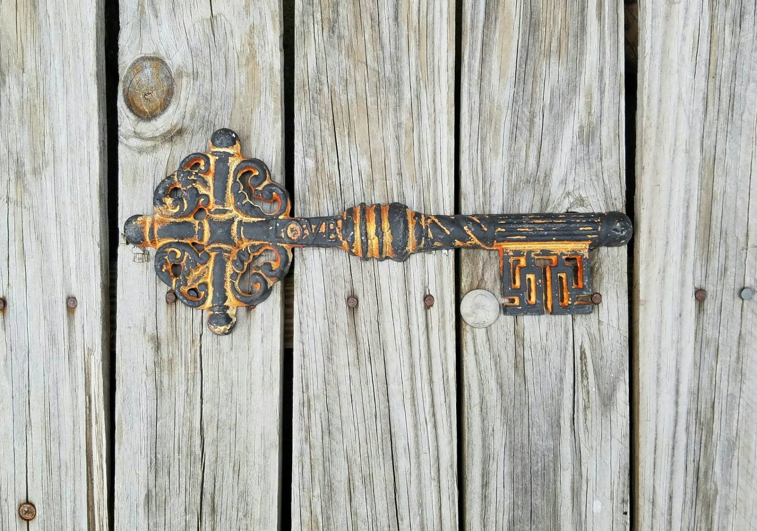 Skeleton Key, Key Decor, Decorative Wall Key, Cast Iron Key Decor ...
