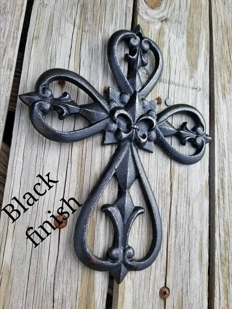 Cross Wall Cross Rustic Cross Cast Iron Cross Wall Decor - Etsy