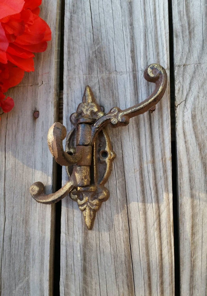 Wall Hook Iron Hook Coat Hook Cast Iron Hook Industrial - Etsy