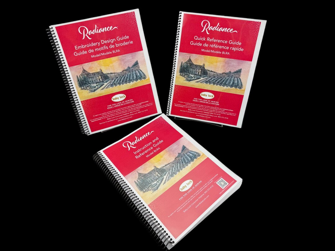 Baby Lock Radiance BLRA Bundle: Embroidery Design Guide & Instruction ...