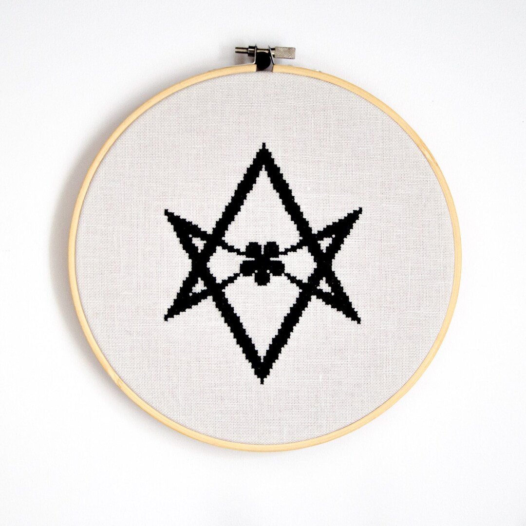 Thelema Magic Pattern - PDF CHART Modern Cross Stitch Pattern for ...