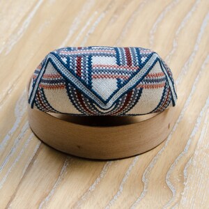 Weaved Ribbons Biscornu, Cross Stitch Pincushion, Sewing Acessories ...