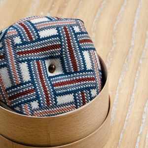 Weaved Ribbons Biscornu, Cross Stitch Pincushion, Sewing Acessories ...