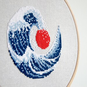 Wave PDF CHART Cross Stitch Pattern for Instant Download/painting ...