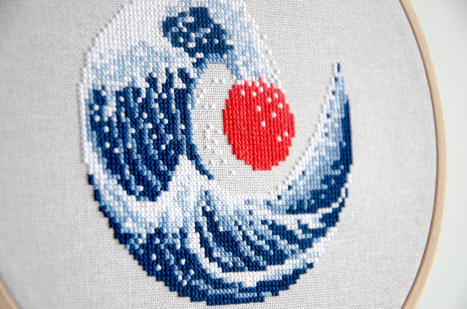 Wave PDF CHART Cross Stitch Pattern for Instant | Etsy