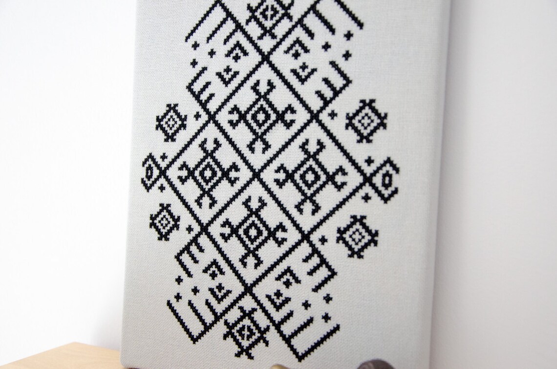 Ethno Pattern PDF CHART Modern Cross Stitch Pattern for - Etsy