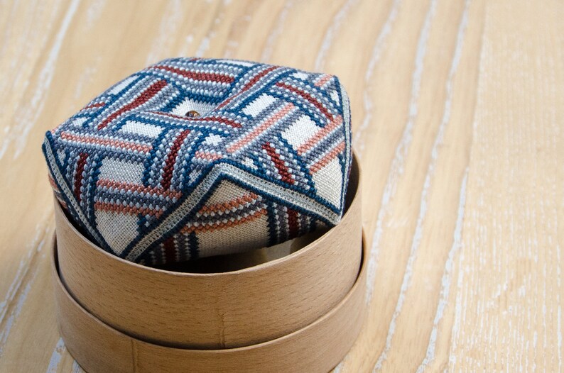 Weaved Ribbons Biscornu - PDF CHART Cross Stitch Pattern / Biscornu ...