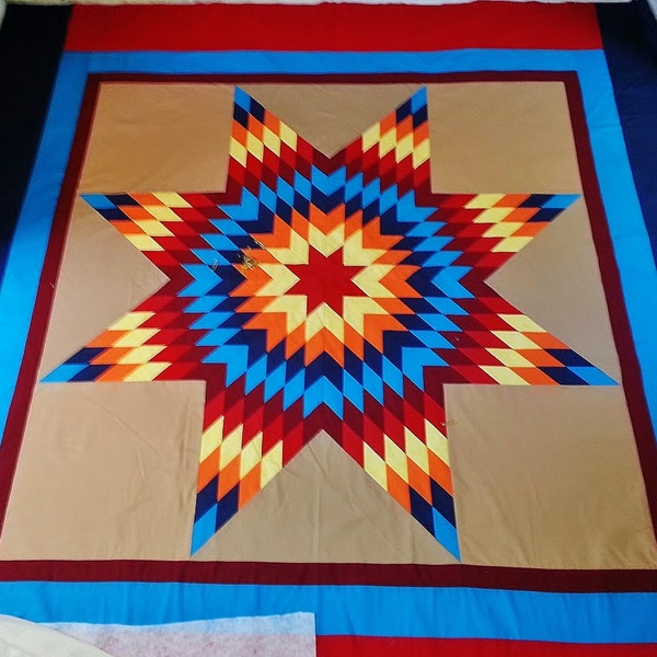 Native American Star Quilt - Etsy