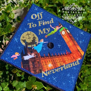 The Peter Pan Custom Grad Cap - Etsy