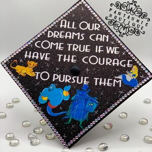 Custom Disney Theme Graduation Cap | Etsy