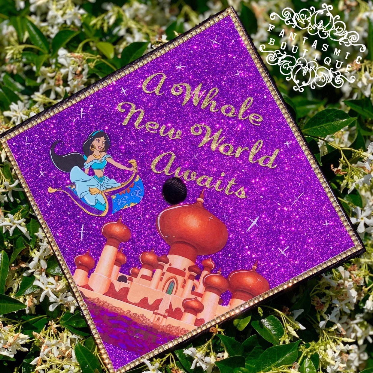 My Aladdin Inspired Graduation Cap! Graduation Cap Decoration, High ...