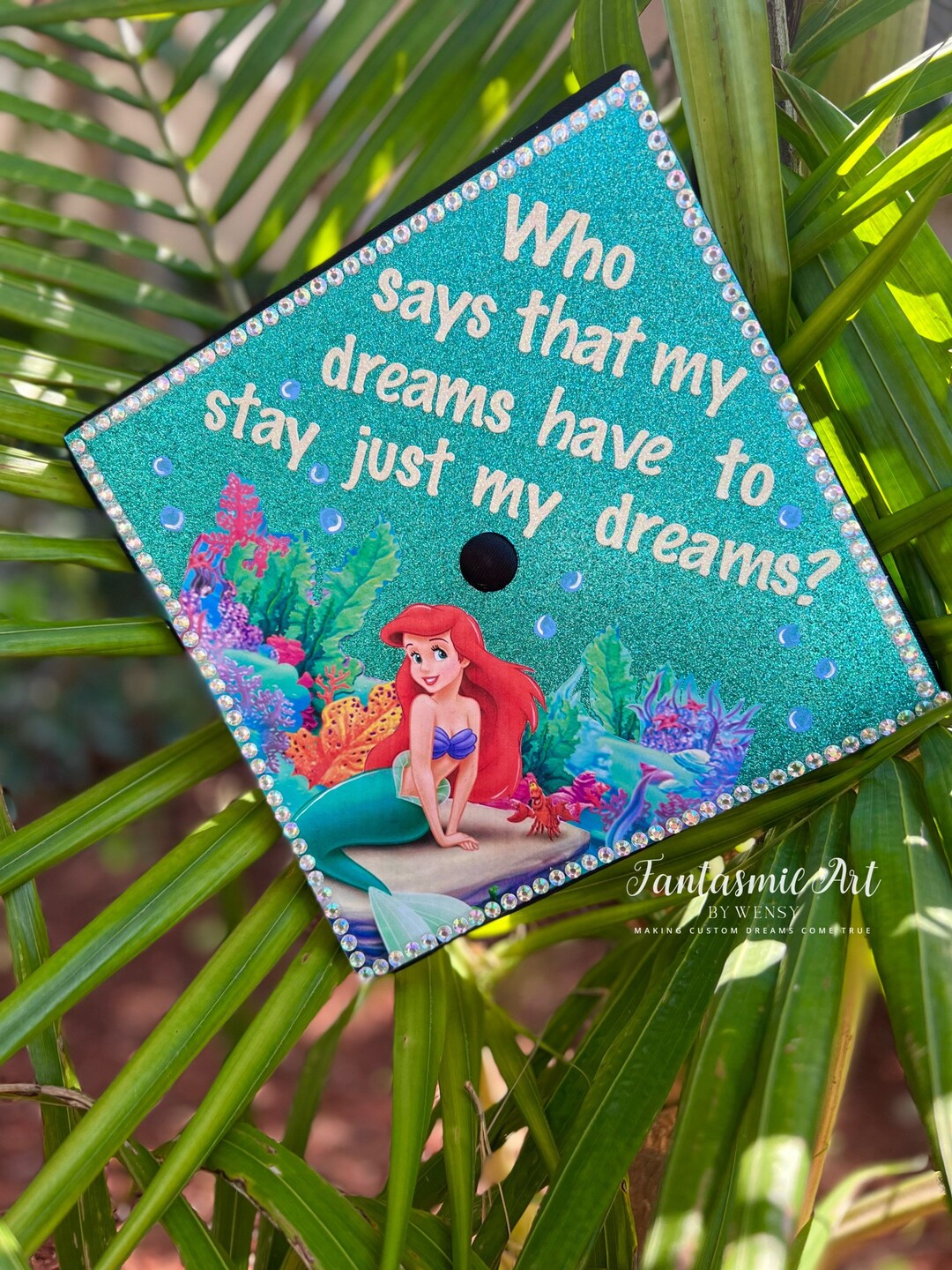 The Ariel Theme Customized Graduation Cap - Etsy