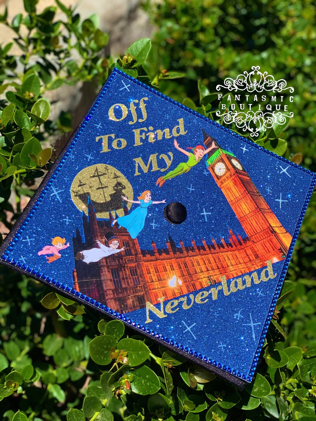 The Peter Pan Custom Grad Cap - Etsy