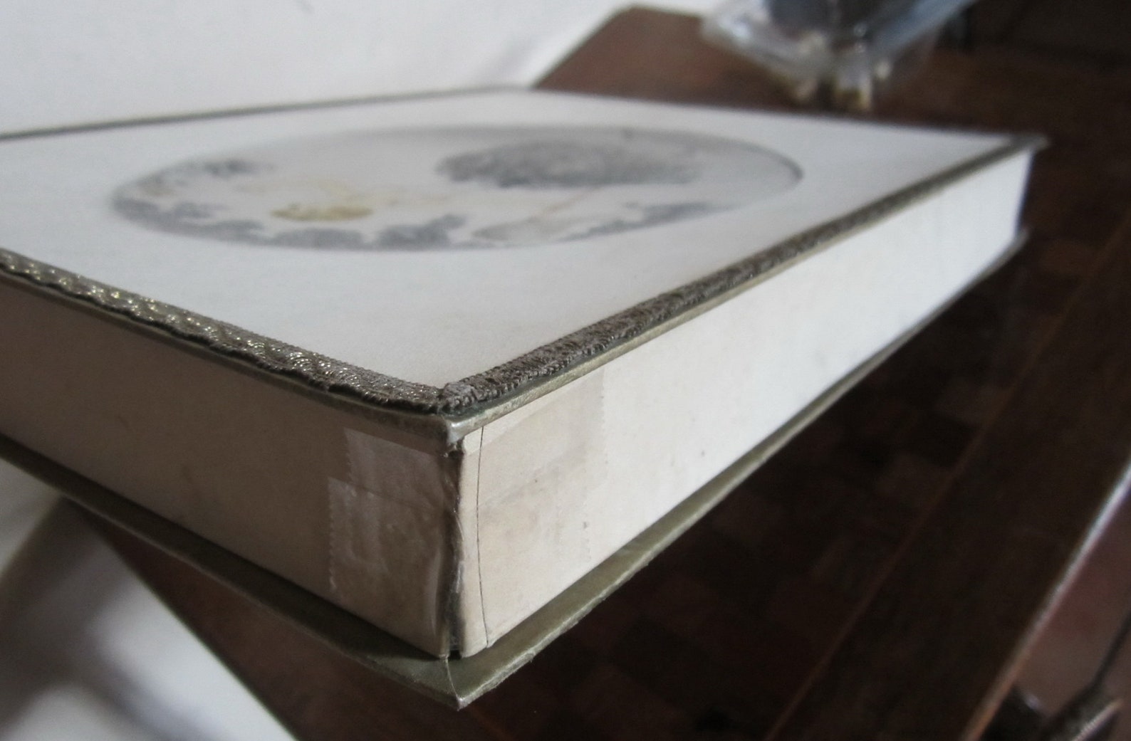 2 Antique Lithographed Boxes Lady W Butterfly and Lady W Dog - Etsy