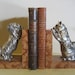ANTIQUE Book Ends Budgerigar, Parakeet, Paroquet, Made in France ...