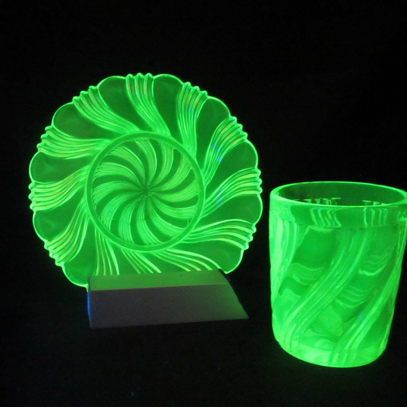 Rare Vaseline Glass - Etsy