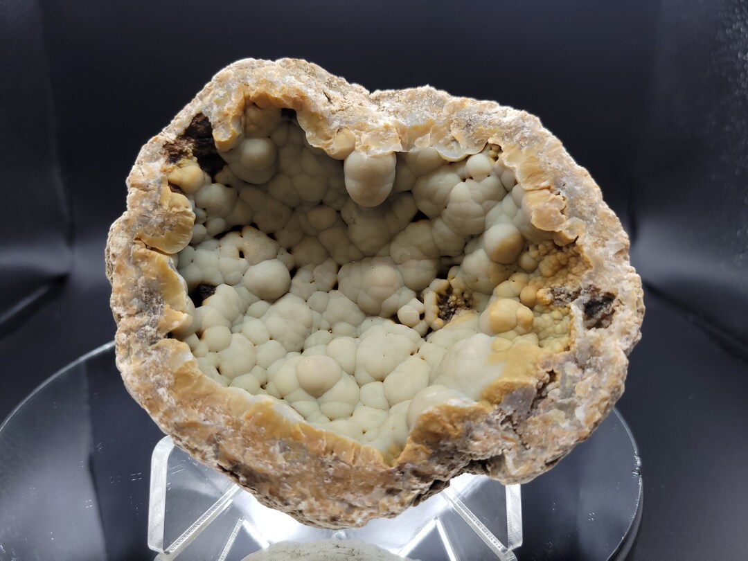 Greenish/blue Botryoidal Agate Geode - Etsy