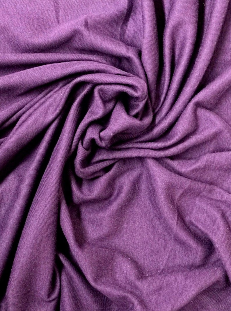 100% Cotton 1x1 Baby Rib Knit Fabric 9 Oz 58/60 Plum Eggplant - Etsy