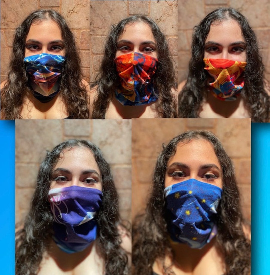 6 Variety Pack the Original Multifunctional Seamless Wear Mask - Etsy