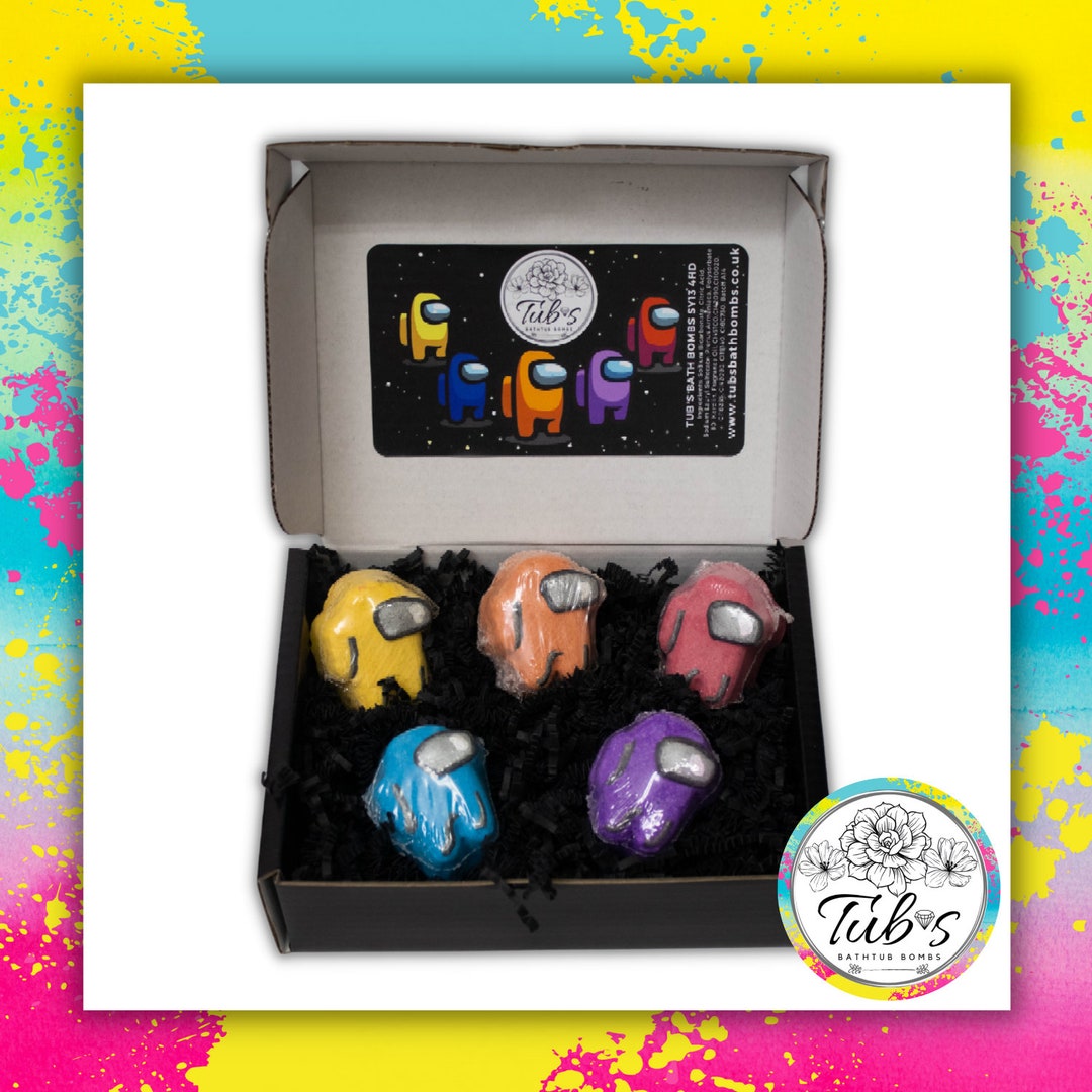 Mini Sus Squad Bath Bomb Gift Set Among Us Gamer Gaming - Etsy