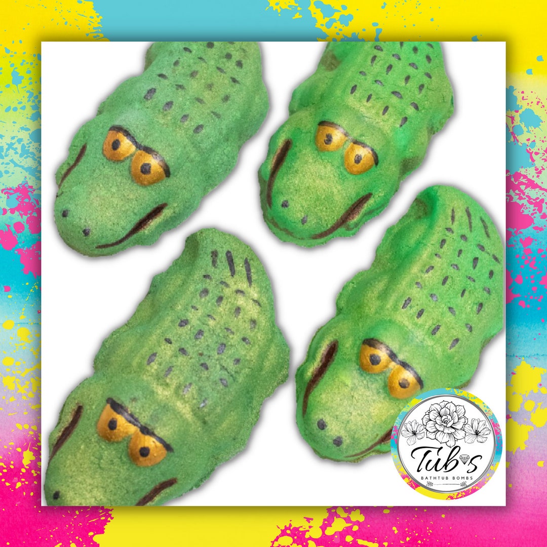 Crocodile Attack Bath Bomb Blood Effect Fizzer Birthday Gift - Etsy