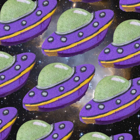 Spaceship Bath Bomb UFO Space Fun Fizz Foam Gift Present Kids - Etsy