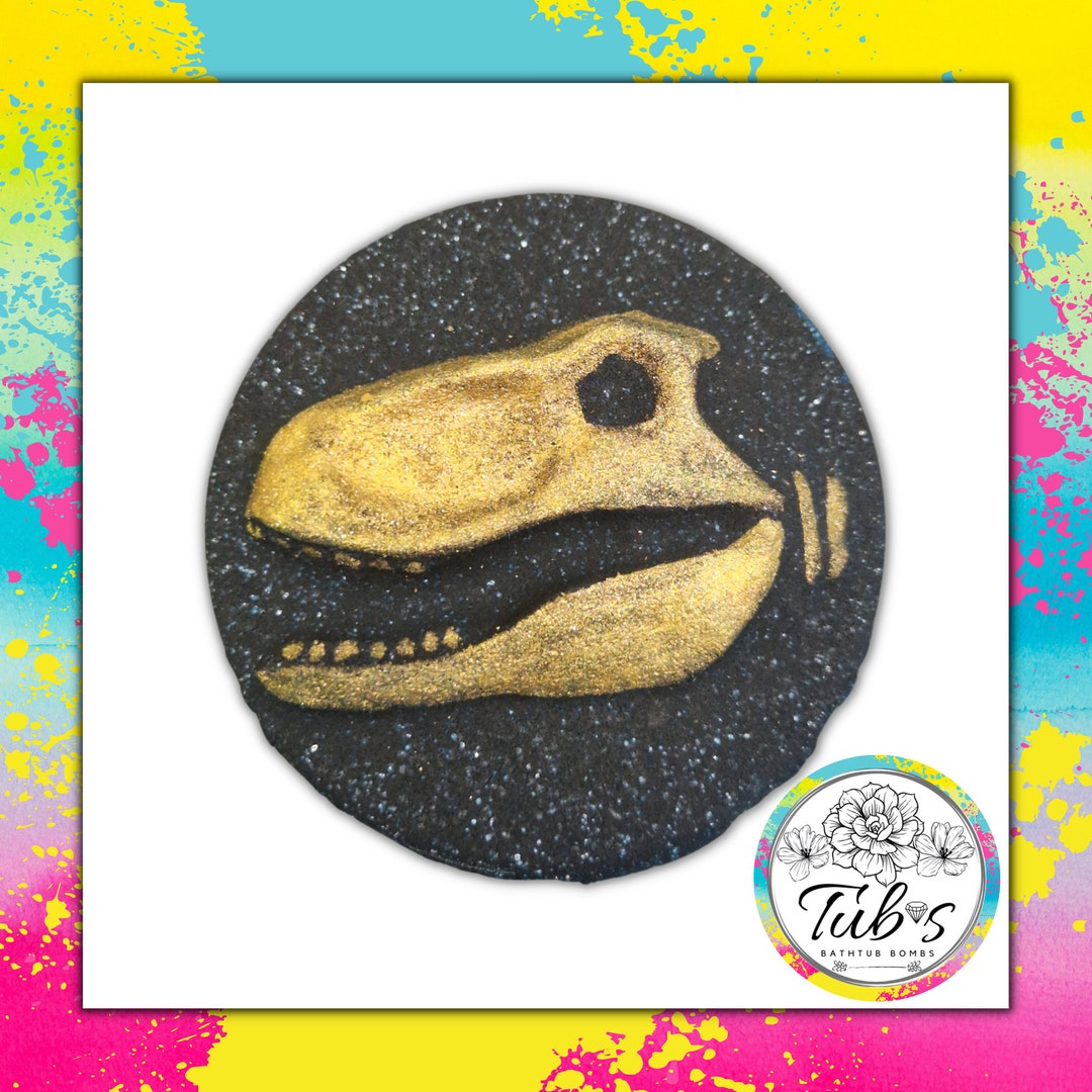 Dinosaur Fossil Bath Bomb Dino Jurassic Trex T-rex Rawr Kids Boys Girls ...