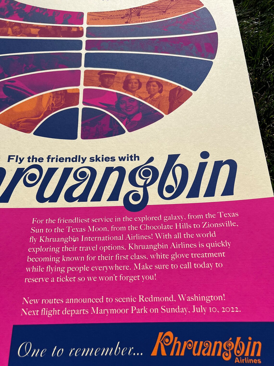 Khruangbin Silkscreened Concert Poster, Seattle/redmond, WA, July 10 ...
