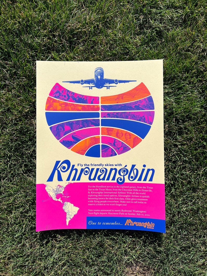 Khruangbin Silkscreened Concert Poster, Seattle/redmond, WA, July 10 ...