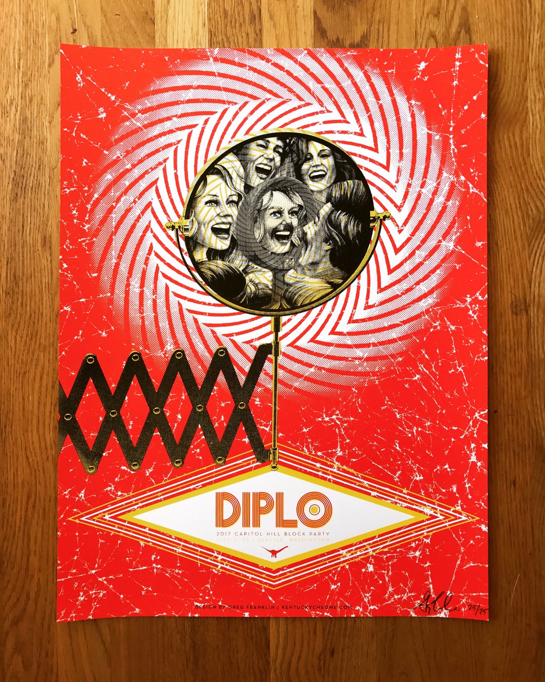 Diplo EDM Limited Edition Silkscreened Concert Poster Capitol - Etsy UK