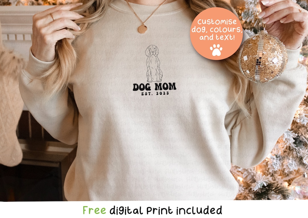 Personalized Beagle Mom Sweater Sweatshirt for Beagle Puppy - Etsy