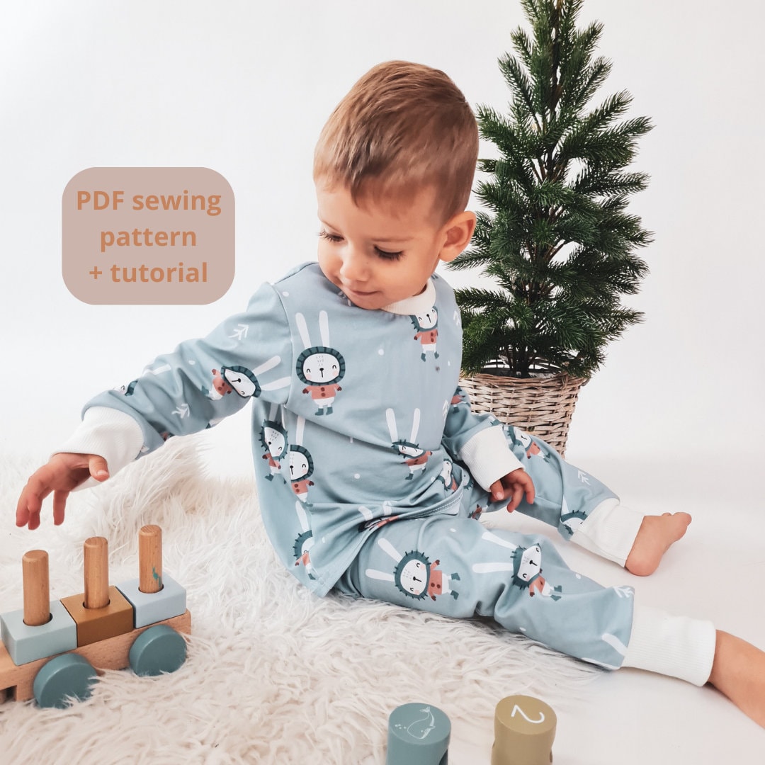 Kids Pajamas Sewing Pattern: Sizes 2-10 (PDF Pattern) - Etsy