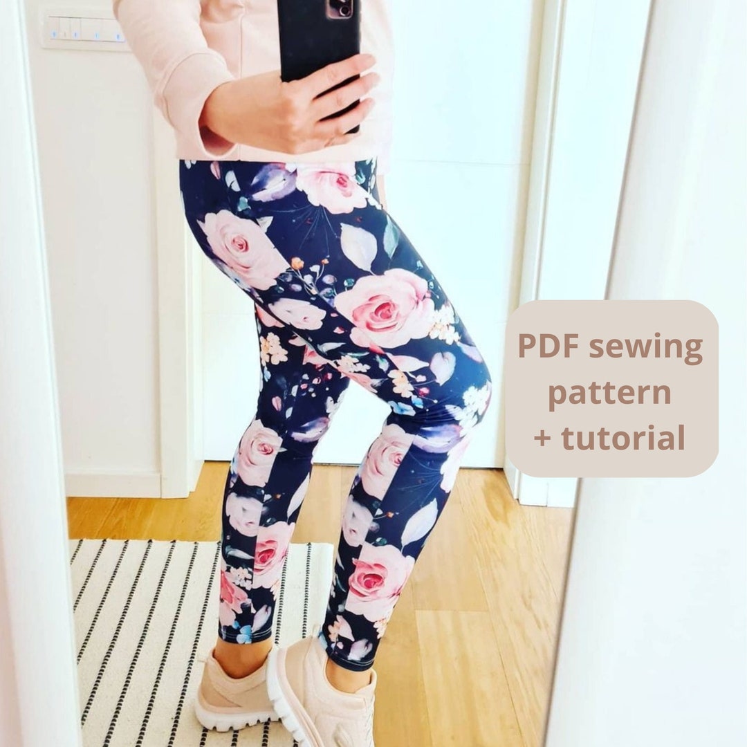 Women's Leggings Pattern SIZE S XXL DIY Leggings - Etsy
