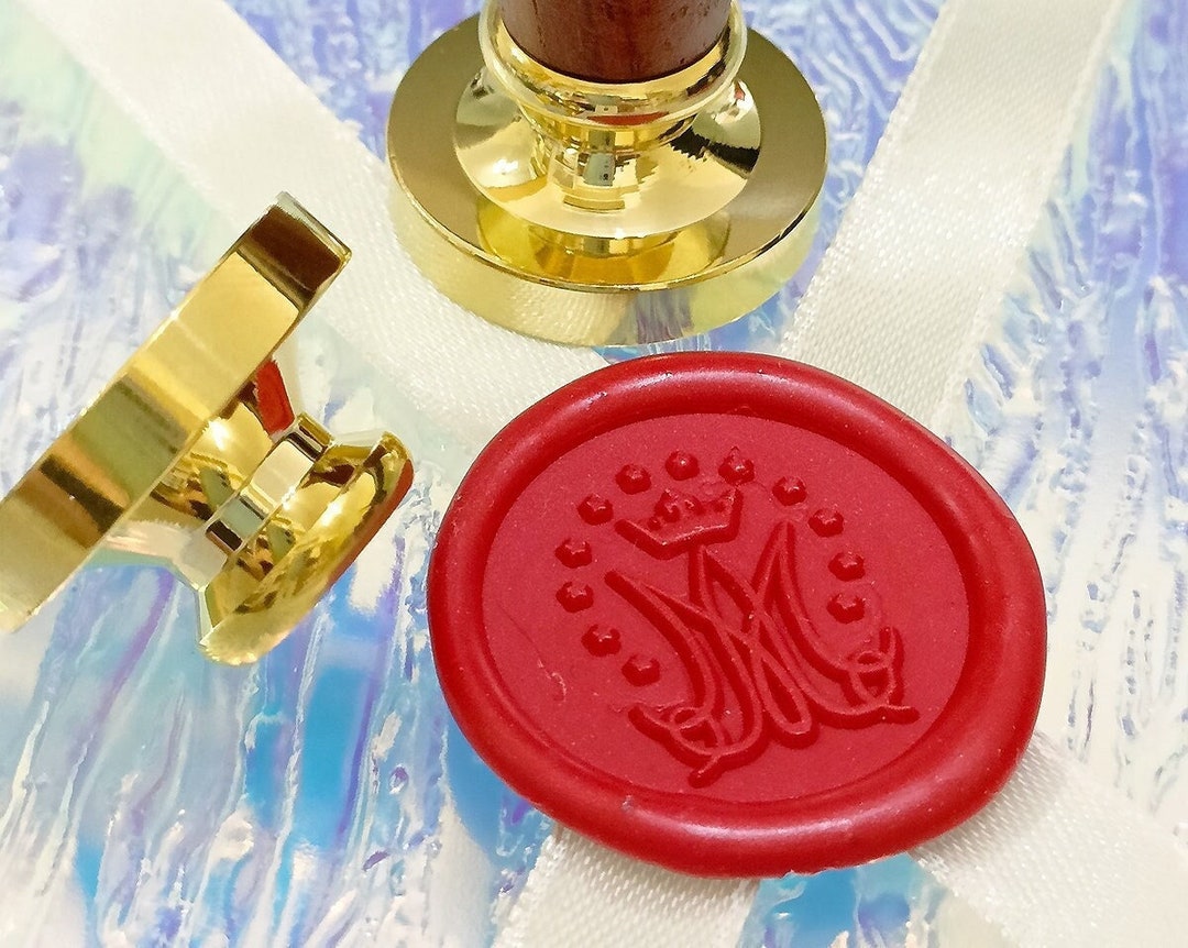 Auspice Maria Wax Seal Stamp: Wedding Invitation Sealing - Etsy