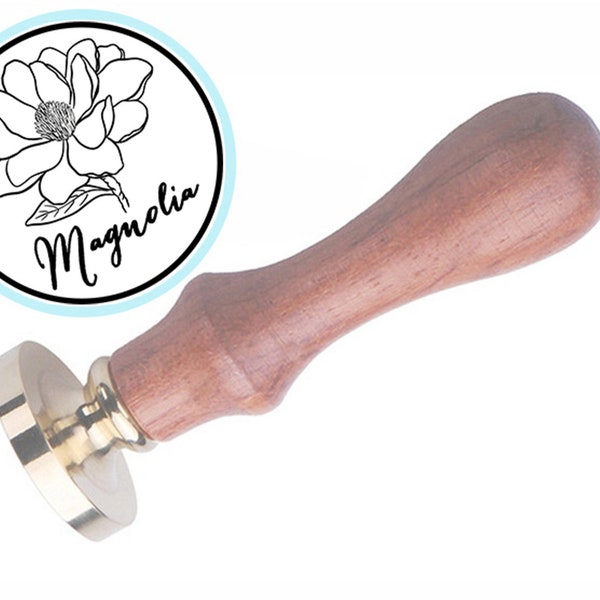 Magnolia Stamp - Etsy