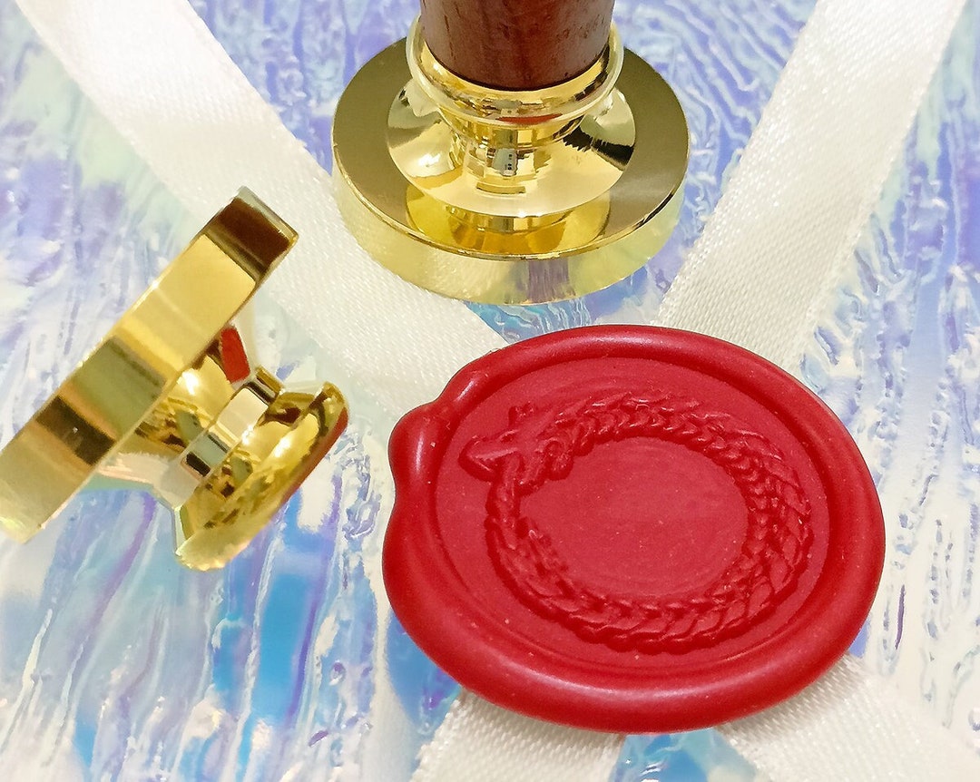 GREAT SERPENT RING Wax Seal Stamp / Wedding Party / Birthday Invitation ...
