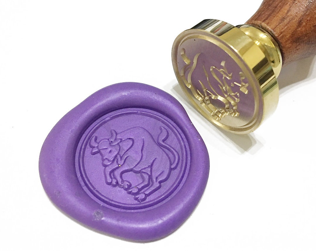 TAURUS Zodiac Wax Seal Stamp | Zodiac Sign | Astrology | Horoscope ...