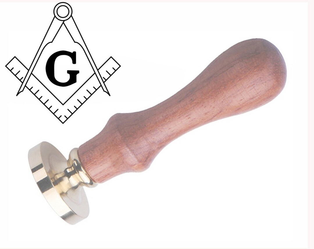 Masonic Freemason Compass Wax Seal Stamp - Etsy
