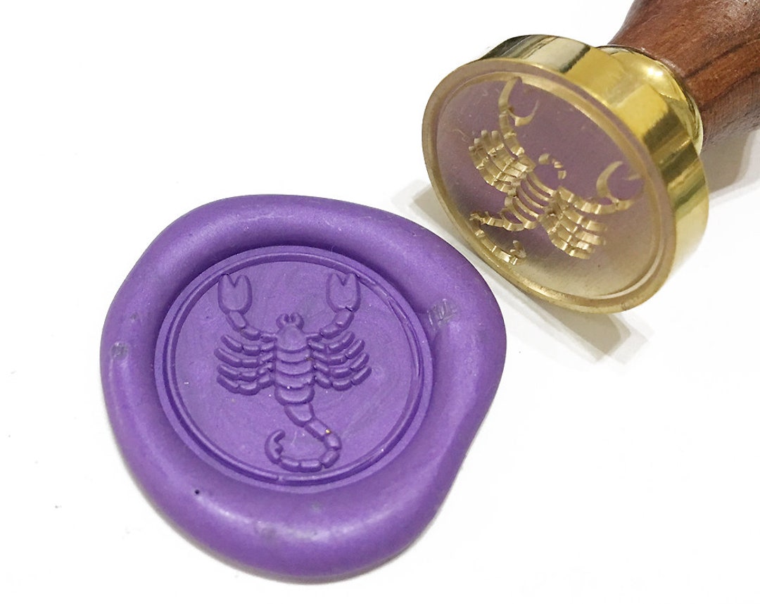 SCORPIO Wax Seal Stamp | Zodiac Sign | Astrology Wax Stamp | Horoscope ...