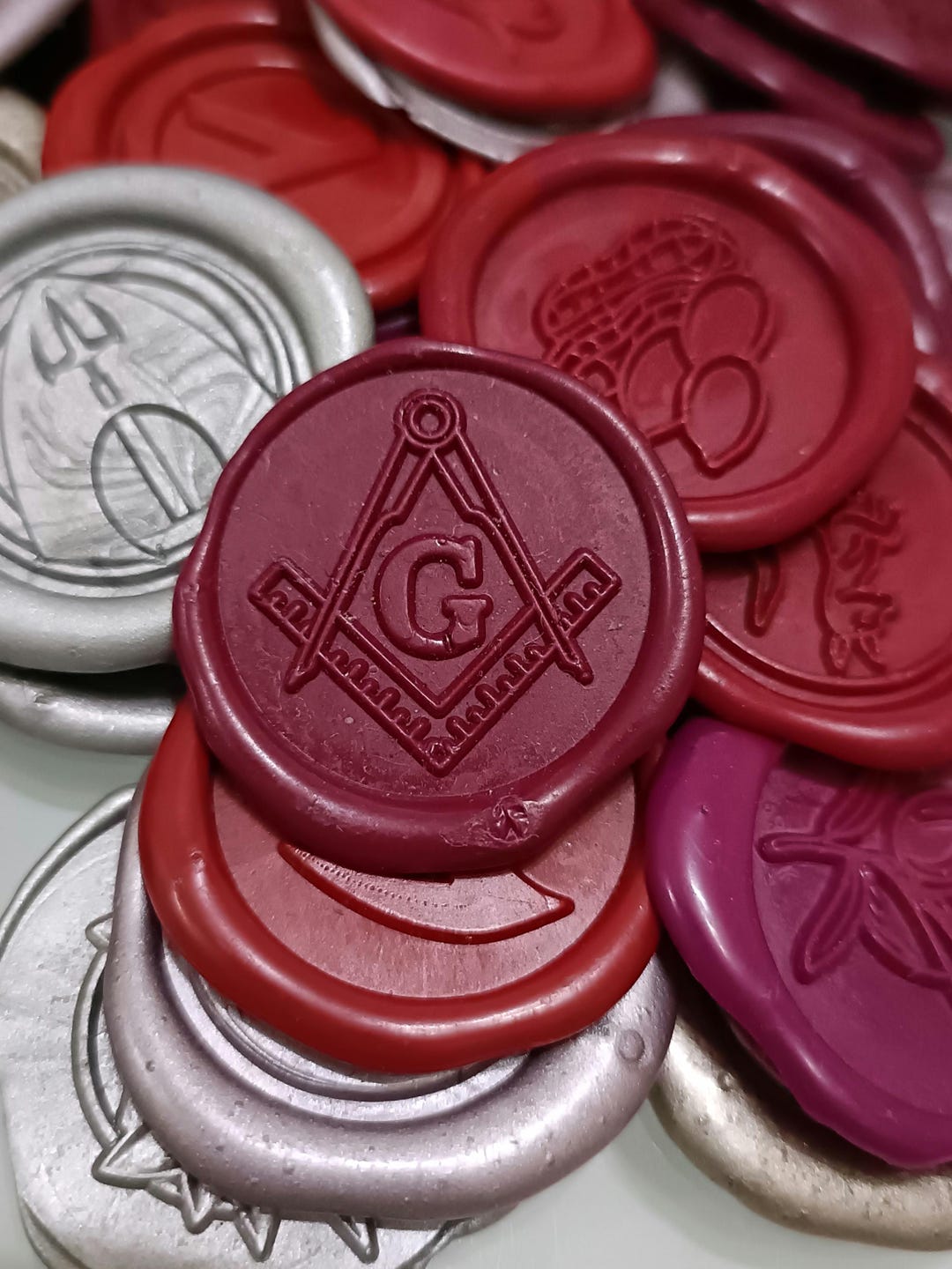 Masonic Freemason Compass Wax Seal Stamp - Etsy