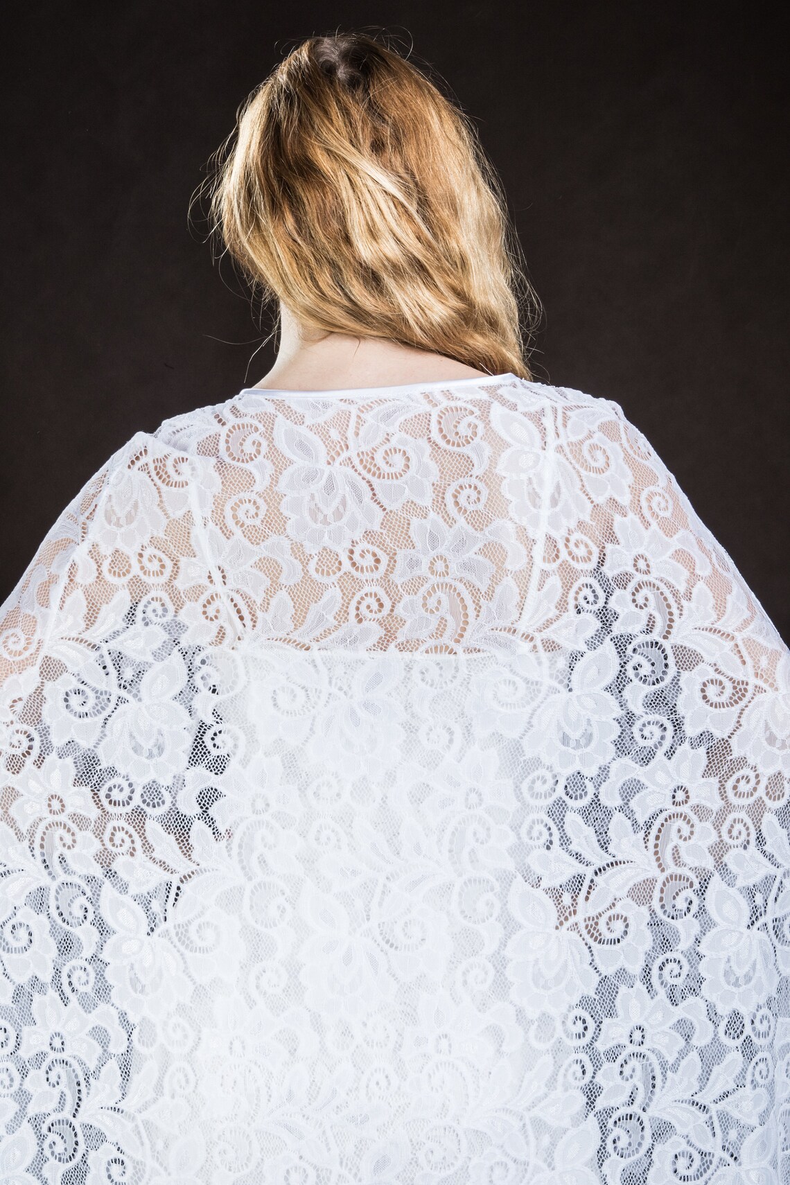 Romantic Bridal Lace Long Cape Elegant White Lace Ivory - Etsy