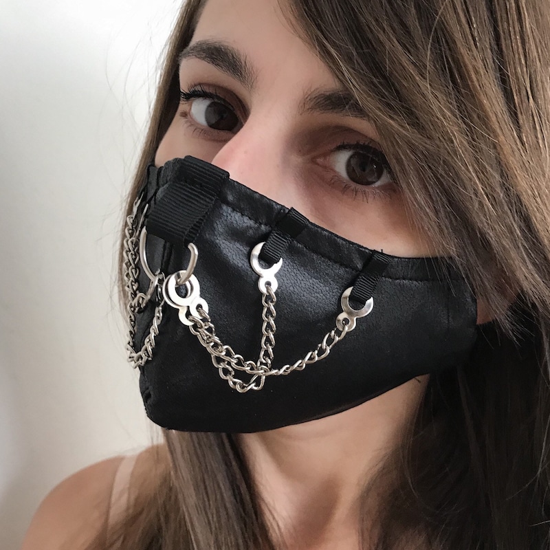 Witch Face Mask - Etsy